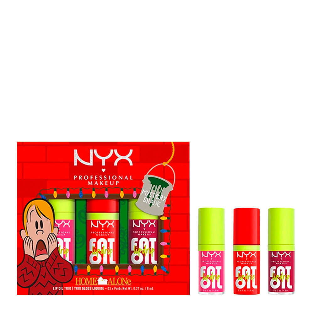 NYX Home Alone Fat Oil Lip Drip Trio 3